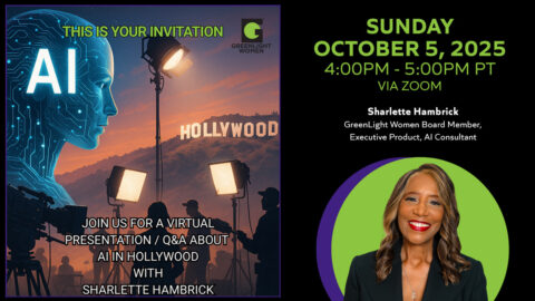 Presentation / Q&A about AI in Hollywood | GreenLight Women